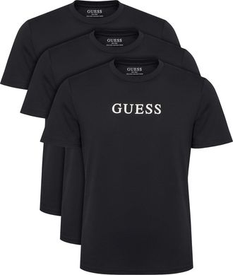 Guess T-Shirt-Set U6GG04 KCAM1 Schwarz Regular Fit