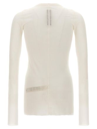 Rick Owens Mens White Viscose T-Shirt