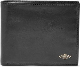Fossil Brieftasche f&uuml;r M&auml;nner Ryan, Leder Bifold schwarz 11,4 cm L x 2,5 cm B x 9,5 cm H ML3736001