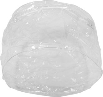 DOITOOL Transparente Sitzsack-hülle mit Reißverschluss Organizer und Kuscheltier Aufbewahrung Mini Lazy Sofa für Schlafzimmer Vielseitiger Aufbewahrungsbeutel