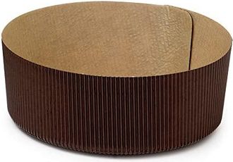 Decora 0320142 55 PCS RUNDE NIEDRIGE PAPIER-BACKFORM Ø 21 X H 7 CM - 1000 G