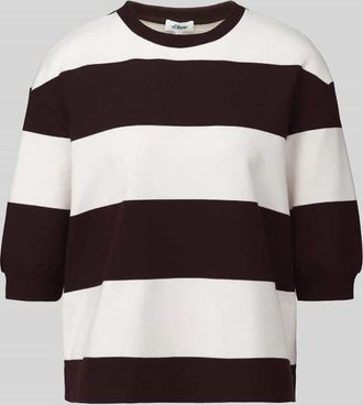 s.Oliver Red Label Relaxed Fit Sweatshirt aus Baumwoll-Mix