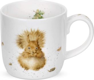 Portmeirion Wrendale, Porzellan, Designs Becher Treetops Redhead