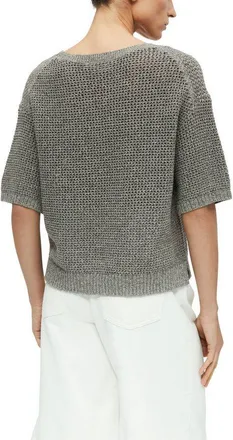 Comma 3/4 Arm-Pullover Strickpullover