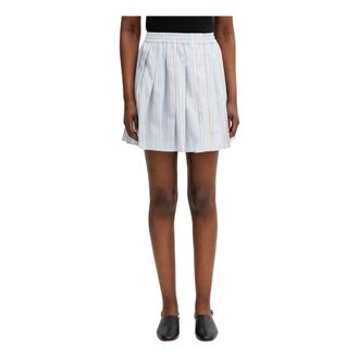 Lacoste Mini-jupe pliss&eacute;e - Femme - Jupes - Bleu - Taille: 36 FR