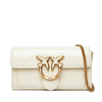 Pinko Handtasche PINKO Love One Wallet C PE25 PLTT 100062 A1UV Weiß