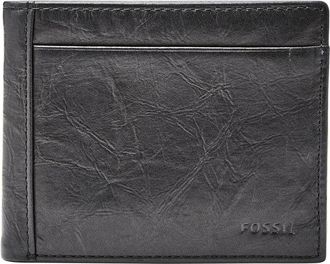 Fossil Geldb&ouml;rse f&uuml;r Herren Neel, Leder Bifold schwarz 11,43 cm L x 1,9 cm B x 8,89 cm H ML3899001