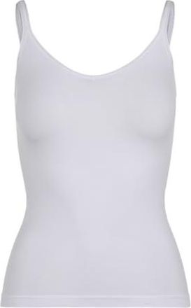 Pieces 17043599 - Maillot de Corps - Femme - Blanc (White) - FR: 38 (Taille Fabricant: M/L)
