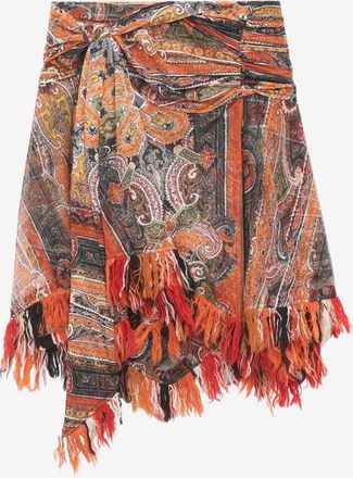 Isabel Marant Jupe Dova - Femme - Orange - Taille 38 - Isabel Marant