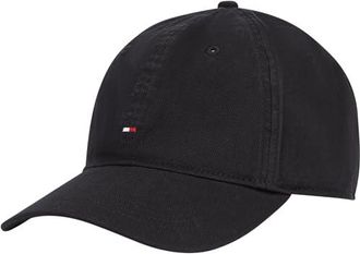 Tommy Hilfiger Casquette Homme Flag Soft 6 Panel en Coton, Noir (Black), Taille Unique