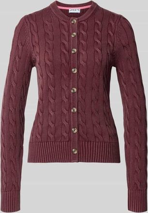 Jake*s Casual Relaxed Fit Strickjacke aus reiner Baumwolle