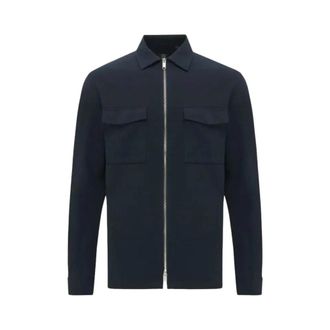 Genti Oaks Overshirt - - Jackets - Herren - Blau - 3XL