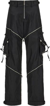 Off-white Homme, Pantalons, Noir, Taille: S Pantalon Large