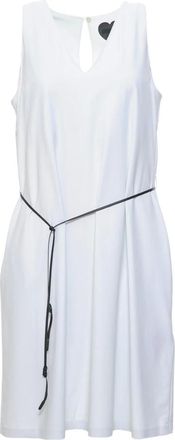 Roberto Ricci Design Rrd, Femme, Robes, Blanc, Taille: 40 FR Glassissimo Over V Midi Dress