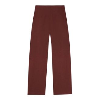 Cortana Margot Straight Hosen - - Trousers - Damen - Rot - S