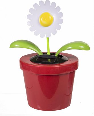 Out of the Blue Solarblume, Plastik, rot, 23 x 23 x 26 cm