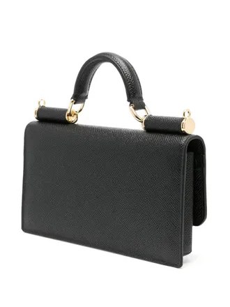 Dolce & Gabbana Iguana-Embossed Calf Leather Clutch - Black