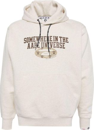 Aape By A Bathing Ape Hoodie mit Logo-Print - Weiß