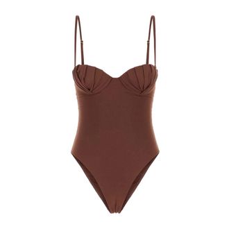 AMOTEA Serena Badeanzug - - Swimwear - Damen - Braun - XS