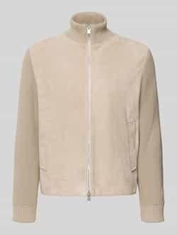 HUGO BOSS Regular Fit Lederjacke aus Ziegenvelours Modell M-Maven