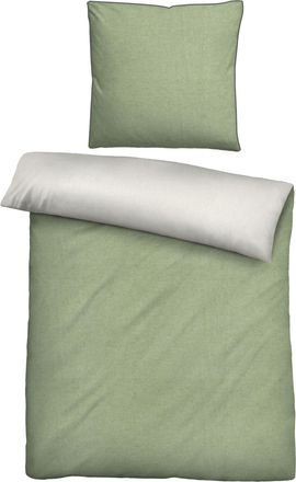 Biberna Melange Flanell-Wendebettwäsche 0840500 Uni