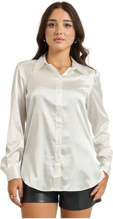 Silvian Heach Femme, Blouses et Chemises, Blanc, Taille: 42 FR Silvian Heach Chemises White