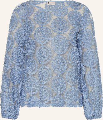 Vera Mont V By Vera Mont Blusenshirt Aus Mesh blau