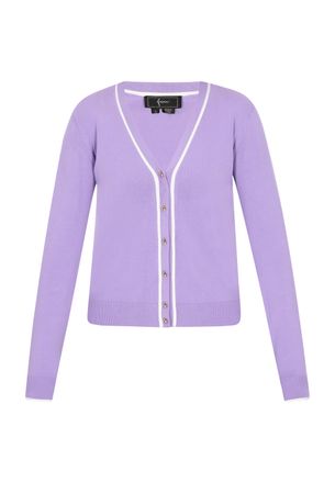 Faina Strickjacke Frauen Lavendel