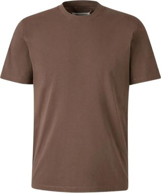 Maison Margiela Homme, Tops, Brun, Taille: XL T-shirt &agrave; col rond