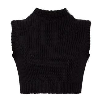 Max Mara Volto Vest - - Knitwear - Damen - Schwarzk - XS