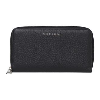 Orciani Rundum-Rei&szlig;verschluss Geldb&ouml;rse aus weichem Leder - - Accessories - Damen - Schwarzk - ONE SIZE