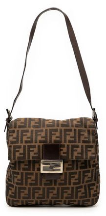 Fendi Hobo Bags - Zucca Canvas Shoulder Bag - Gr. unisize - in Braun - für Damen