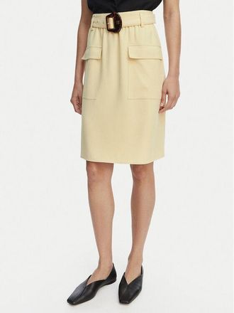 HUGO BOSS Midirock Randa 50559313 Hellbeige Regular Fit