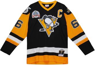 Mitchell & Ness M&N Blue Line Mario Lemieux Pittsburgh Penguins Jersey - L