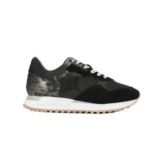 Atlantic Stars Schwarze Wildlederstern-Sneakers Winterstil - - Shoes - Damen - Schwarzk - 39 EU