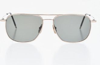 Thom Browne Metal Frame Aviator Sunglasses Gr&ouml;&szlig;e Unica