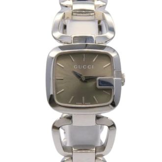 Gucci Montre vintage doccasion - Femme - Pre-owned - Brun - Taille: ONE Size