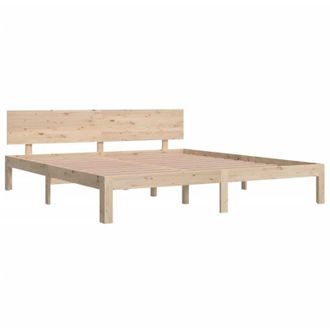 vidaXL Massivholzbett 180x200 cm Vidaxl