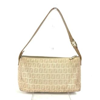 Fendi Pre-owned Toile sacs-fendi - Femme - Pre-owned - Beige - Taille: ONE Size