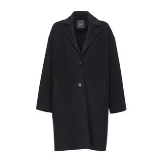 Pinko Schwarze M&auml;ntel f&uuml;r Frauen - - Coats - Damen - Schwarzk - XS