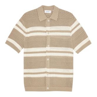 Les Deux Camicia in maglia Gianni - - Shirts - Herren - Beige - L