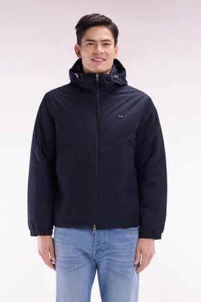 Eden Park Coupe-vent &Agrave; Capuche En Polyamide &Agrave; Int&eacute;rieur Matelass&eacute; Marine