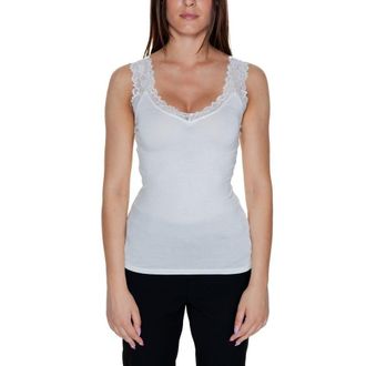 Vero Moda Damen Vmrosa Sl Top Noos T Shirt, Snow White, M EU