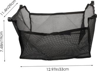 Yardwe Camping Tisch Netz Aufbewahrungstasche Tragbar Tisch Hängende Aufbewahrungstasche Strapazierfähiges Netzmaterial Wiederverwendbar für Outdoor Camping 