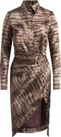 Elisabetta Franchi Femme, Robes, Brun, Taille: 38 FR Abito