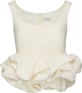 Magda Butrym Top sans manches ourlet bouffant