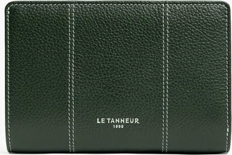 Le Tanneur Portefeuille moyen mod&egrave;le Marguerite en cuir grain&eacute;