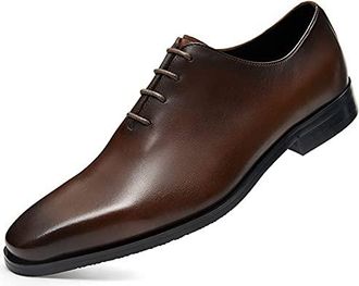 Generic Chaussures Oxford for Hommes, Chaussures Derby &agrave; Lacets, Bout carr&eacute; Bruni, Cuir, Semelle en Caoutchouc antid&eacute;rapante, Talon Bloc, Tige Basse, Affaires
