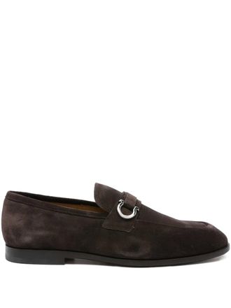 Ferragamo mocassins Florio en daim - Marron