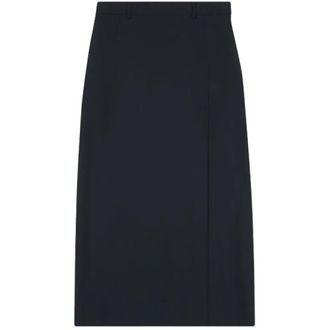 Balenciaga Slit Tailored Skirt - - Skirts - Damen - Schwarzk - S